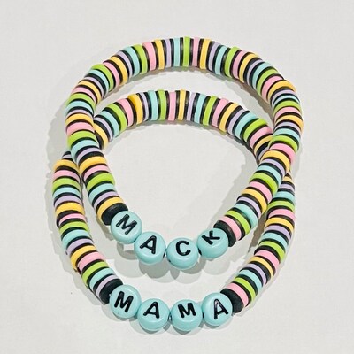 Rainbow and Cloud Polymer Clay Beads Rainbow Cane Beads - Etsy