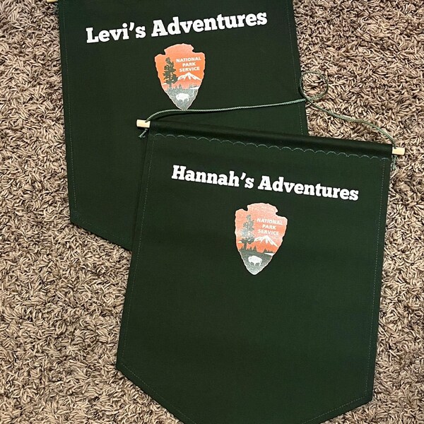 National Parks Pin Banner / Custom National Parks Banner/ National ...