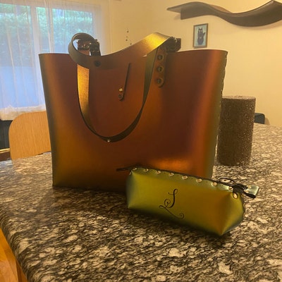 Ruby Tote Bag Ruby Red Iridescent Tote Vegan Tote Bag Made in USA by ...