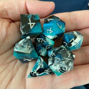 Seastone Dice Set sharp Edged - Etsy