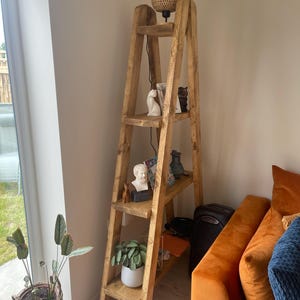 Rustic Bookshelves, Free Standing Bookshelves, Reclaimed Timber Shelves ...