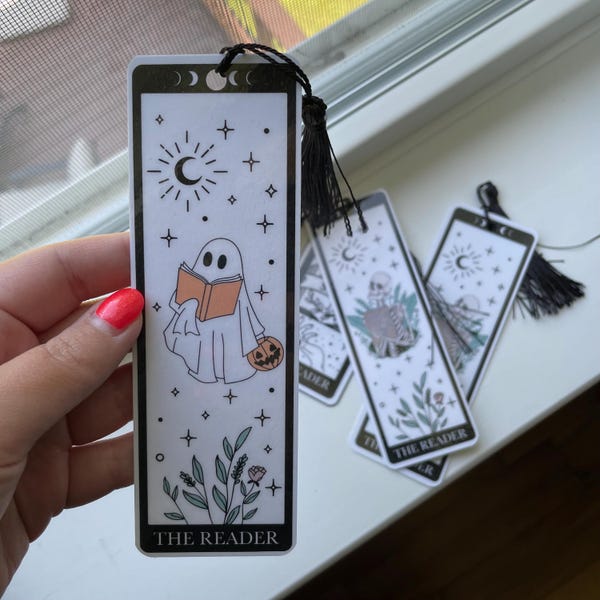 Black and White Wavy Checkered Patterned Bookmark Booktok Book Lover ...