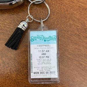 Six Broadway Musical Ticket Keychain - Etsy