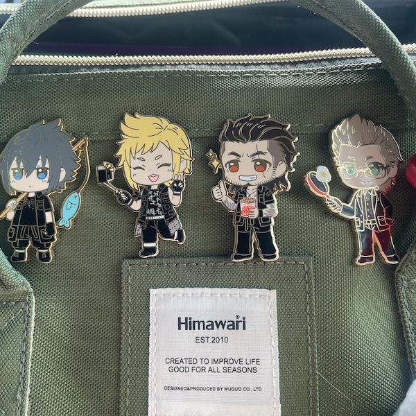 FF15 Noctis Prompto Ignis Gladiolus Hard Enamel Pin - Etsy