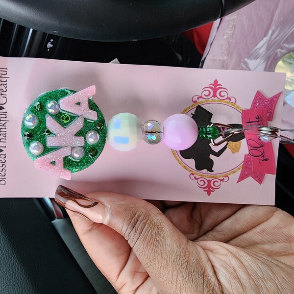 AKA Badge Reel #3, Alpha Kappa Alpha, AKA Nurse, Sorority Gift, Pink ...