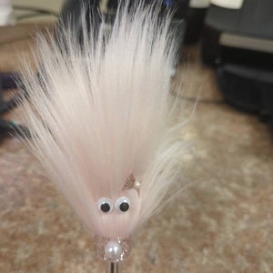 4 Fuzzy Pencils Stocking Stuffer Retro Gift Valentine Gift Fun Pencil ...