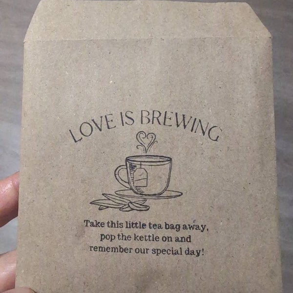Tea Wedding Favours | Wedding Gift Tea Bags | Tea Gift | Wedding Gifts ...