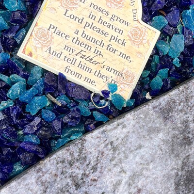 Bee Grave Stick Marker Slate Memorial Ornament Plaque Memory Special ...