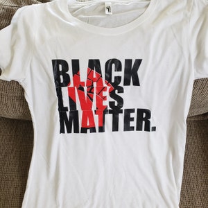 Black Lives Matter Shirt, BLM Shirt, All Sizes, Protest Shirt, Black ...