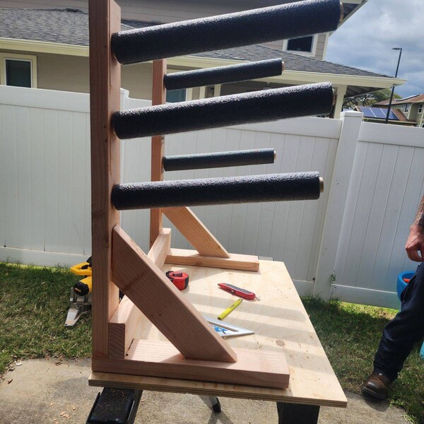 DIY Surfboard Rack Blueprints, for Longboards - Etsy