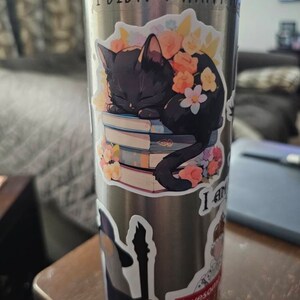 Pink Lady Slipper Sticker, Flower Sicker, Stickers for Hydroflask, Die ...