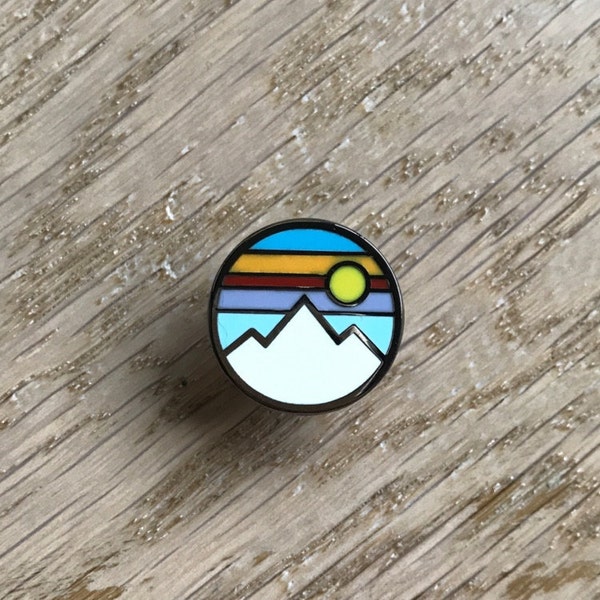 Mountain - Hard Enamel Pin - Etsy