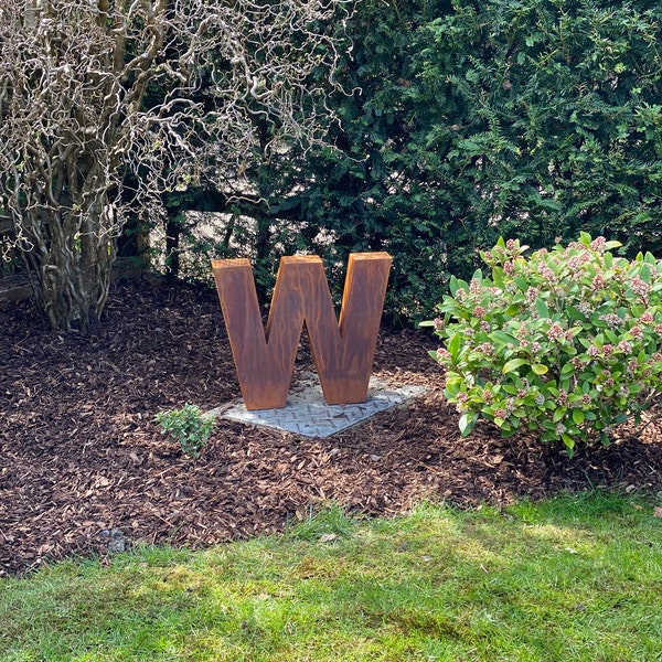 Bespoke Metal Letters in 2D blue - Etsy