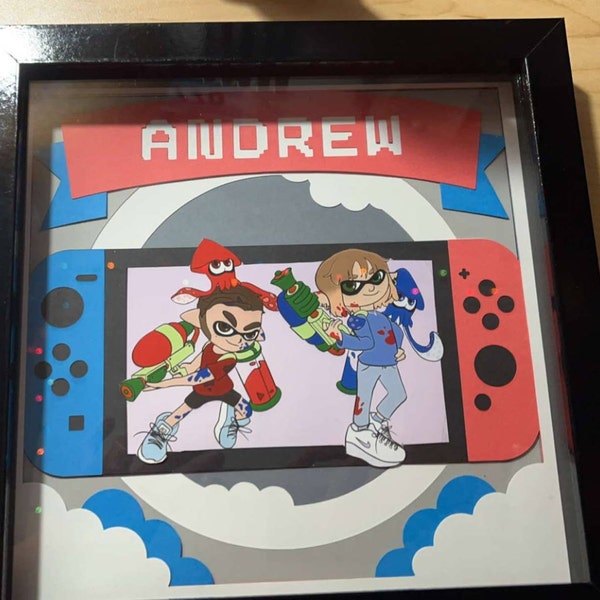 Video Game Shadowbox SVG for Cricut, Silhouette, Arcade 3d Layered ...