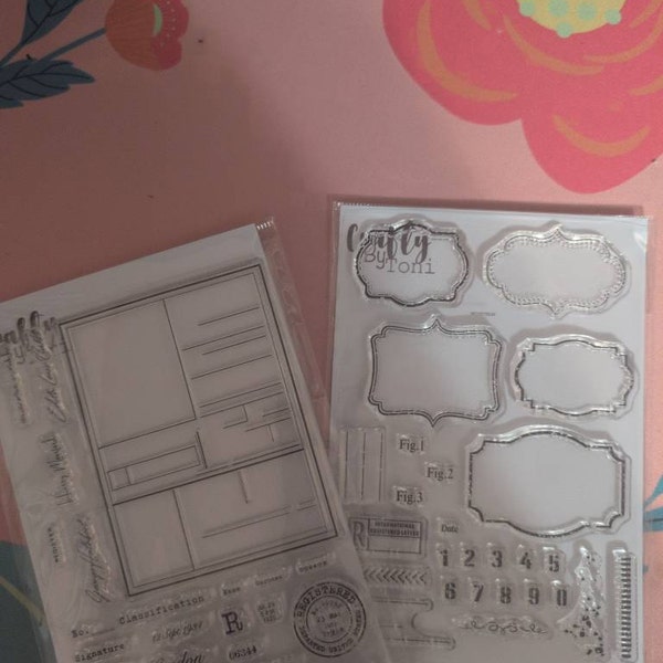 Crafty by Toni Identity Card A6 Stamp Set CBT0007 - Etsy