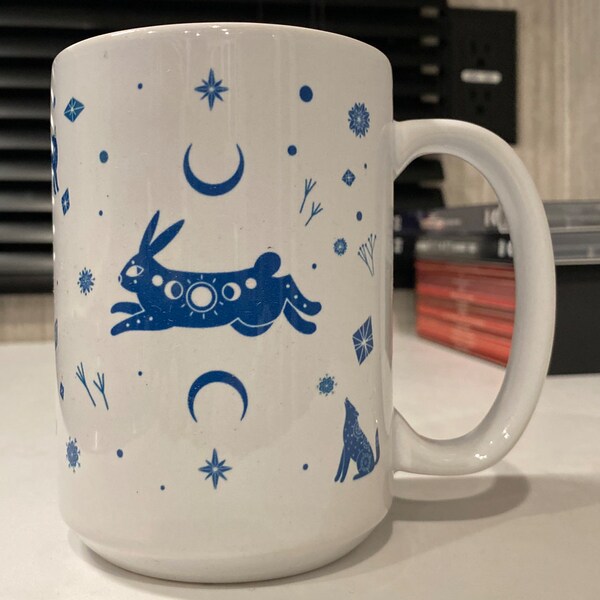 Gothic Apothecary Skeleton Mug, Vintage Medical Style Illustration ...