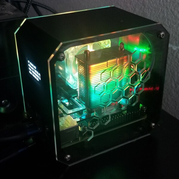 Raspberry Pi 4B Desktop Computer Case - Etsy