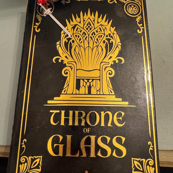 Throne of Glass Bookbinding Cover Design PNG File, Throne of Glass Book ...