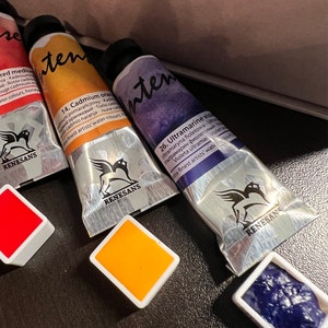 Intense Watercolor Paint in Tube by Renesans: Professional - Etsy