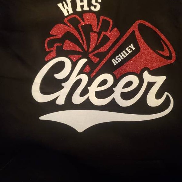 Glitter Cheer Hoodie, Cheerleader Hoodie,cheer Gear,custom Cheer Hoodie ...