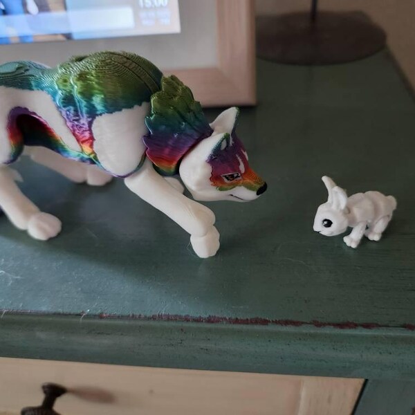 Mermaid Unicorn Magical 3D Printed Figure - Cute Eyes & Enchanting ...