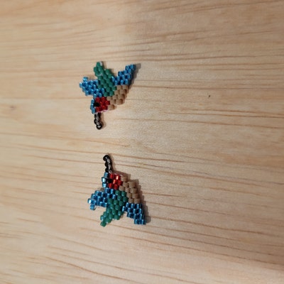 Morpho Butterfly Brick Stitch Beading Pattern - Etsy