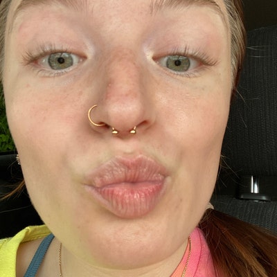 16g, Very Tiny Balls, Septum, Tragus, 16g 6mm Circular Barbells 2mm ...