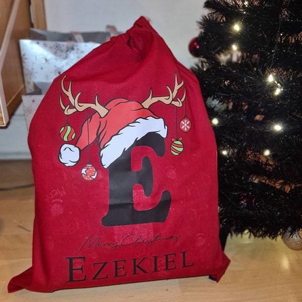Personalised Santa Sack, Christmas Sack, Personalised Christmas Toy ...