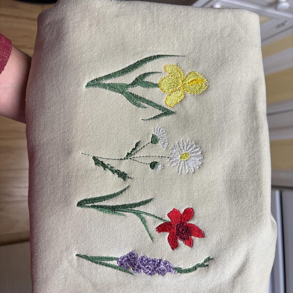 Custom College Applique Embroidered Sweatshirt, Custom College Crewneck ...