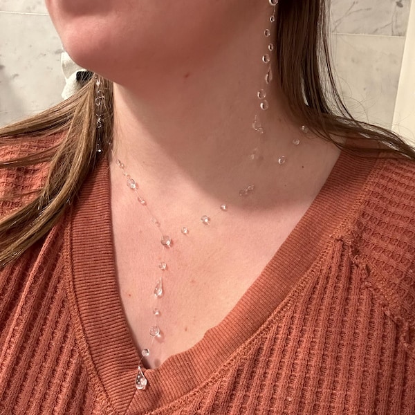 Handmade Dew Necklace "dewdrop Necklace" - Etsy