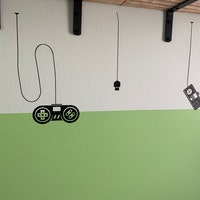 Graffiti Doodle Math Wall Sticker, Science Wall Art for School ...