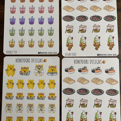 Work Planner Stickers Cute Girl Working Stickers Laptop - Etsy
