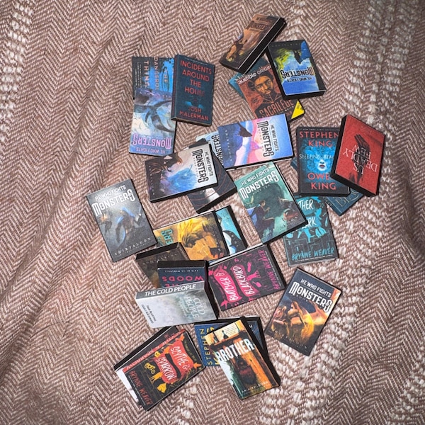 Custom Mini Books ONLY, Great for Kindle Reads, Mini Bookshelf, Mini ...