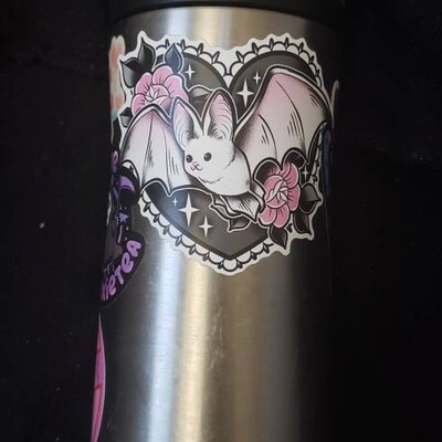 Little Bat Vinyl Sticker - Etsy