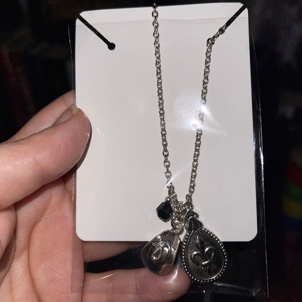 Three Musketeers Necklace, Fleur-de-lis Necklace, Literary Gift ...