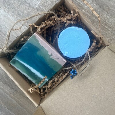 Ocean Gift Box, Christmas Box, Family Gift Set, Get Well Soon Box, Soap ...