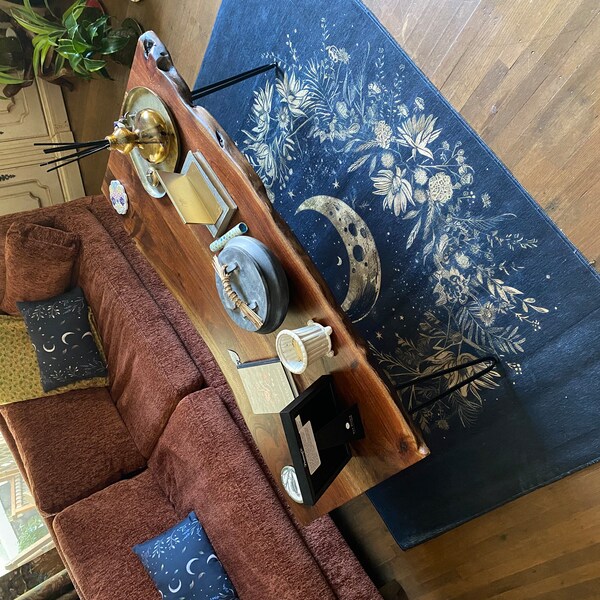 Celtic Tree of Life Chenille Large Round Area Rug, Nature Mandala ...