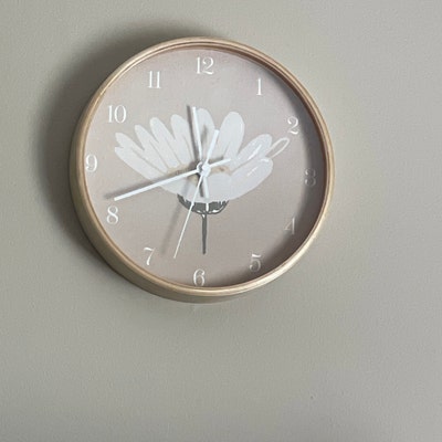 Contemporary Clock, Boho Wall Clock, Nursery Clock Minimalist Design ...