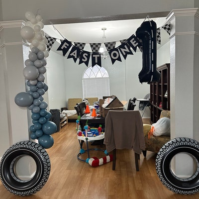 Girl Race Car Digital Banner Pink Race Car Digital Banner Two Fast ...