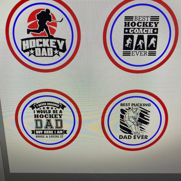 Hockey Dad Design Bundle | Hockey Dad | Hockey Dad SVG | Hockey ...