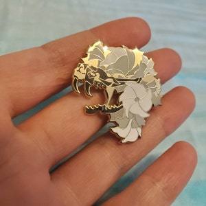 Datura Snake Black Edition enamel Pin - Etsy