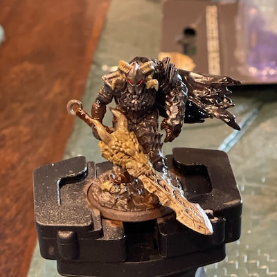 Draconian Oathbreaker Paladin Chaos Knight Unpainted Miniature 28mm ...