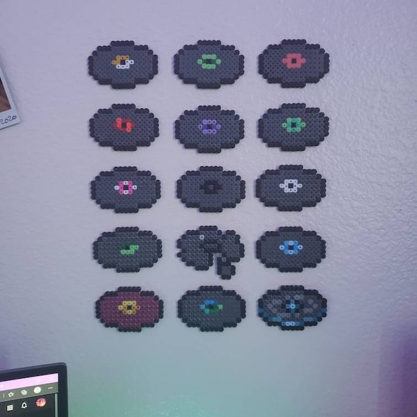 Minecraft Music Discs Perler Beads Art, Handmade Pixel Art, Magnet ...