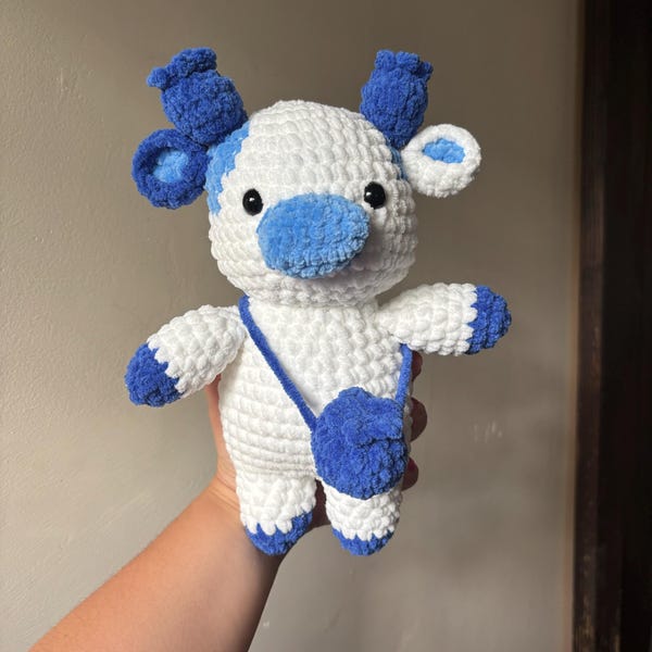 12 in 1 Fruit Cows Plushie Crochet Pattern | Strawberry, Blueberry ...