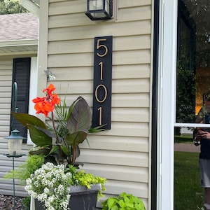 Address Sign for House, Horizontal Address Plaque, New Home Sign, House ...