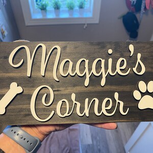 Dog Name Sign 3D Dog Name Sign Custom Dog Name Sign - Etsy