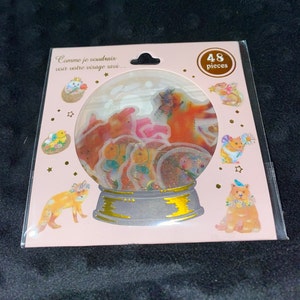 Cute Stickers Clear Kawaii Stickers Bunnies & Bears Outline | Etsy