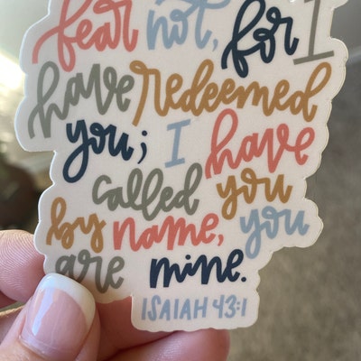 Faith Stickers Christian Stickers Waterproof Vinyl Decals About Jesus ...