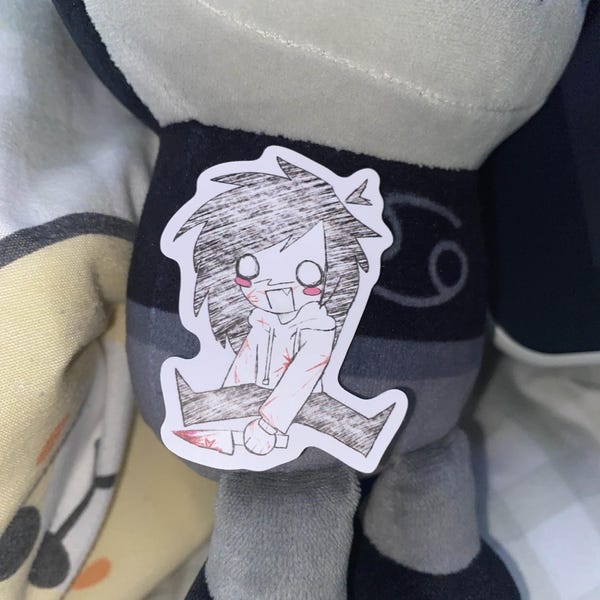 Ticci Toby Sticker | 2.5" Laminated Vinyl Sticker | Creepypasta | Toby ...