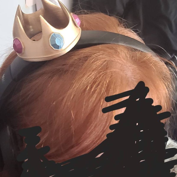 Splatoon Inspired Headset Pearl MC Princess Crown Streamer Accessory - Etsy